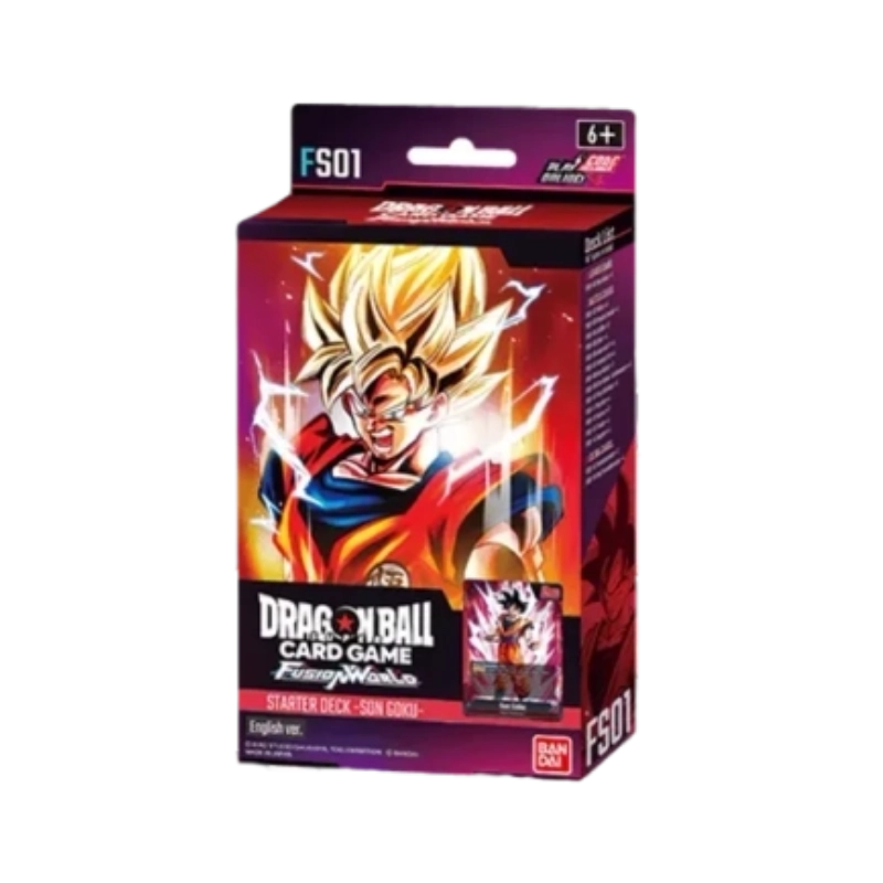 Dragon Ball Super Card Game Fusion World Starter Deck Son Goku FS01 ...
